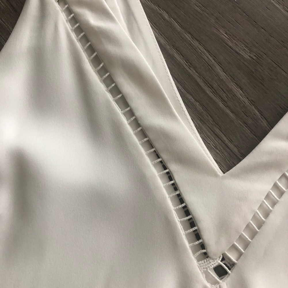 Zimmermann Ladder Spaghetti Strap V Neck. - Gem